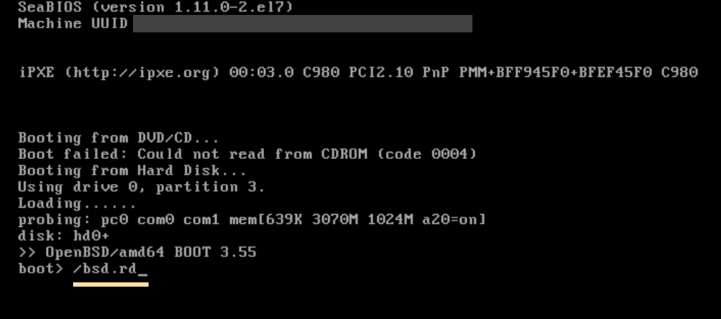 Openbsd メンテナンス Os 再インストール Openbsd Solutions ブログ
